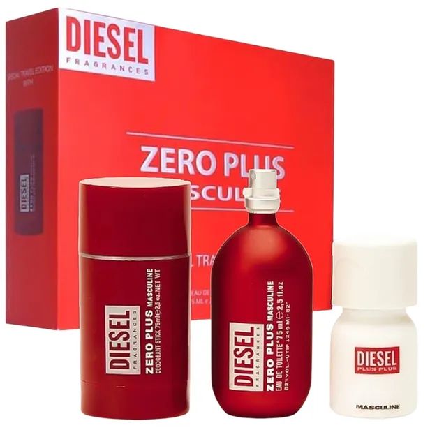 Kit Diesel Zero Plus EDT - Mía Perfumería